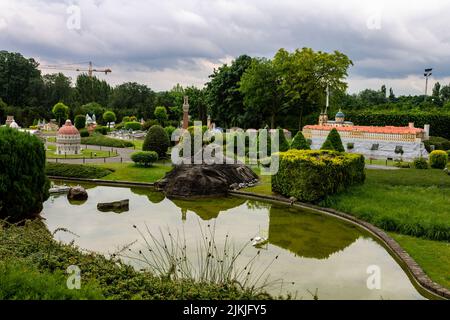 The Mini-Europe miniature park in Brussels, Belgium, Europe Stock Photo ...