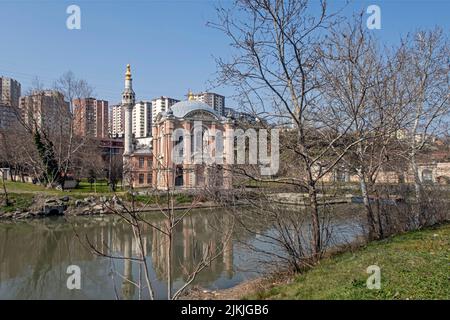 The famous Sadabat Mosque in Kagithane district on the shore of Golden ...