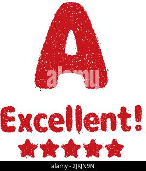 Exam score stamp vector illustration | 60 Stock Vector Image & Art - Alamy