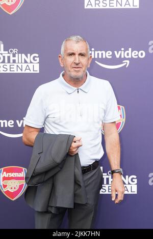 Nigel Winterburn arrives for the All or Nothing Arsenal Premiere at ...
