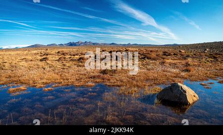 A beautiful view of North Atlantic Island with sunlight Stock Photo - Alamy