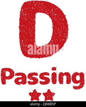 Exam score stamp vector illustration | 60 Stock Vector Image & Art - Alamy