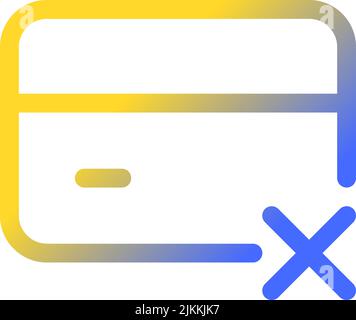 Payment card block pixel perfect RGB color ui icon Stock Vector Image ...