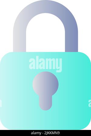 Locked padlock with keyhole solid flat white icons on round color backgrounds Stock Vector Image ...