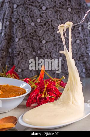 Traditional Georgian Kharcho soup with meat and spices Stock Photo - Alamy