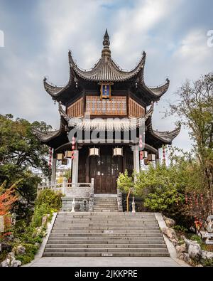 A beautiful shot of a traditional Chinese temple Stock Photo - Alamy