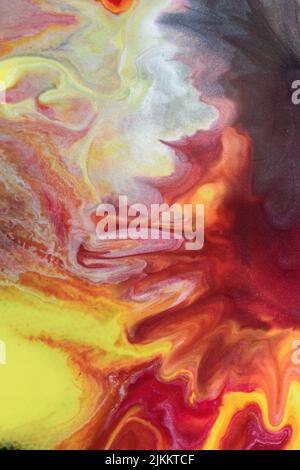A vertical shot of abstract colorful acrylic painting Stock Photo - Alamy
