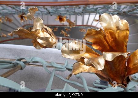 The beautiful wrought iron works that were made after the drawings of ...