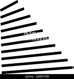 Dynamic 3d, three-dimensional lines, stripes element. Stock vector ...