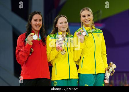Australia’s Keira Stephens with her Bronze Medal after the Women’s 200m ...