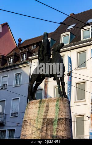 Bertoldsbrunnen monument, Freiburg im Breisgau, Baden-Wurttemberg ...