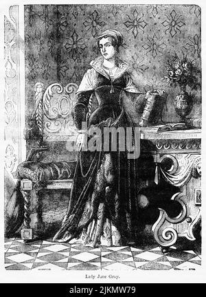 Lady Jane Gray, Illustration from the Book, "John Cassel’s Illustrated ...