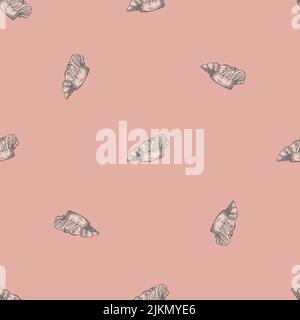 Chef hat engraved seamless pattern. Kitchen traditional element for ...