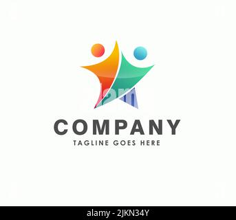 UP Logo monogram with star shape on blackground design template Stock ...