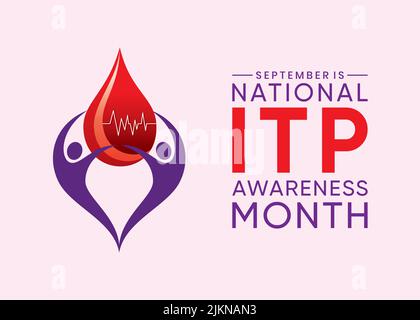 vector illustration of national ITP awareness month Stock Vector Image ...
