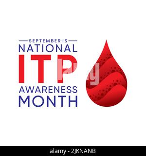 vector illustration of national ITP awareness month Stock Vector Image ...