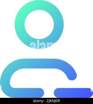 Delete contact pixel perfect gradient linear ui icon Stock Vector Image & Art - Alamy