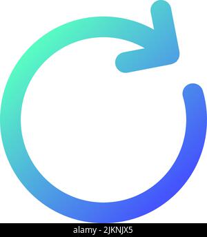 Repeat pixel perfect gradient linear ui icon Stock Vector Image & Art - Alamy