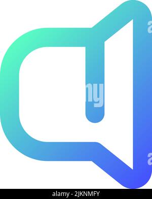 Audio settings flat gradient color ui icon Stock Vector Image & Art - Alamy