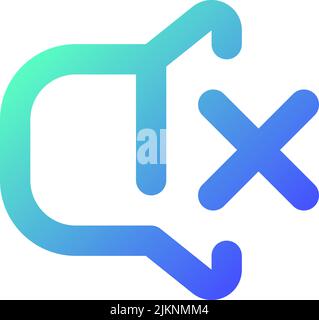 Turn pixel perfect gradient linear ui icon Stock Vector Image & Art - Alamy