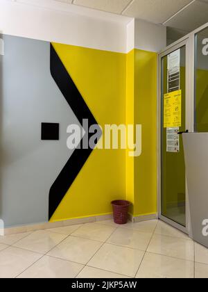 International money transfer agency in Morocco Stock Photo - Alamy