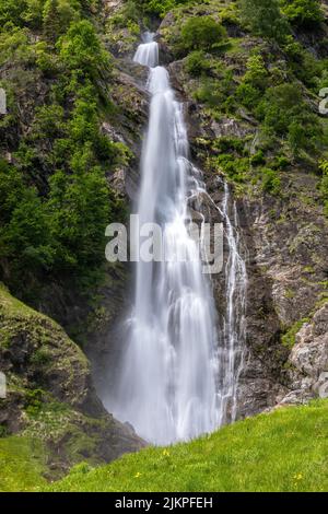 Parcines waterfall above Parcines, South Tyrol Stock Photo - Alamy