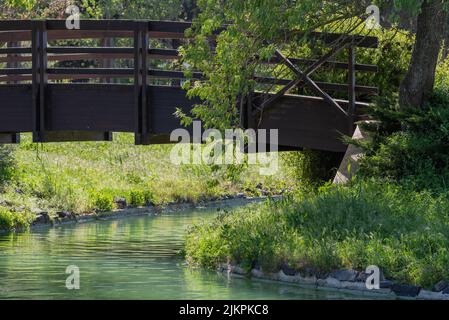 A scenic view of the Adventure Park do Jamor in Lisbon full of beauty ...