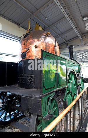 Locomotive number 36, an historic Irish Railways steam locomotive built ...