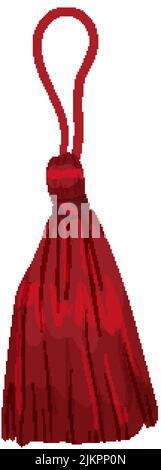 trim tassel rope cartoon vector illustration Stock Vector Image & Art ...