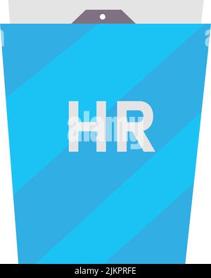 folder flat icon, graphic resource template, vector illustration Stock ...