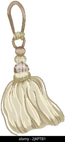 trim tassel rope cartoon vector illustration Stock Vector Image & Art ...