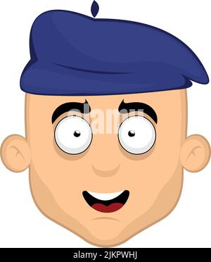 french beret cartoon vector illustration Stock Vector Image & Art - Alamy