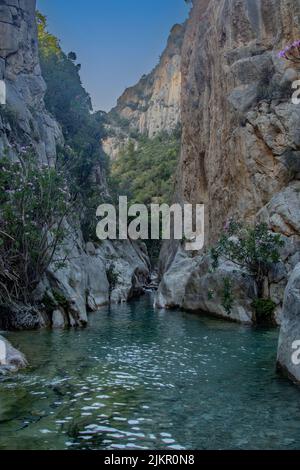 Fonts Algar waterfalls,Benidorm,Spain Stock Photo - Alamy