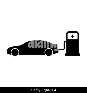 ev charging vector icon isolated on transparent background, ev charging ...