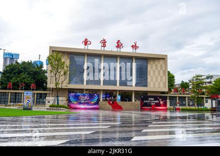 Historic old buildings in Nanning, Guangxi, China, translation: Nanning ...