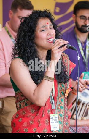 Sohini Alam of Khiyo performs on stage during the 40th Anniversary of ...