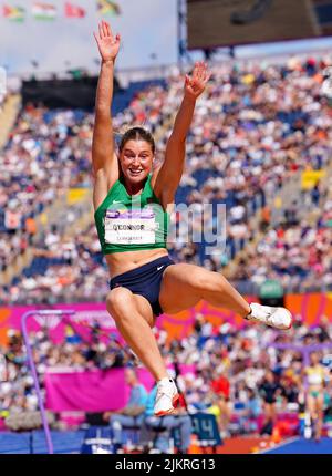 Ireland's Kate O'Connor during the Women's Heptathlon 800 Metres on day ...