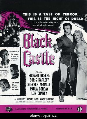 LON CHANEY Jr. in THE BLACK CASTLE 1952 director NATHAN JURAN story ...