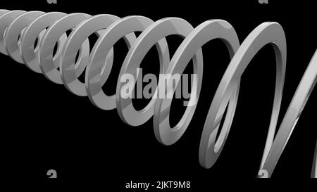 helix drawing 3d illustration render Stock Photo - Alamy