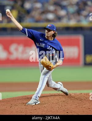 Toronto Blue Jays' Kevin Gausman speaks to media during the Toronto ...