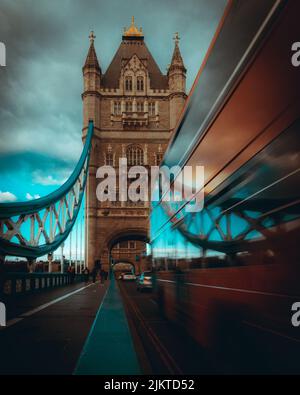 A beautiful view of London's Tower Bridge and the River Thames Stock ...