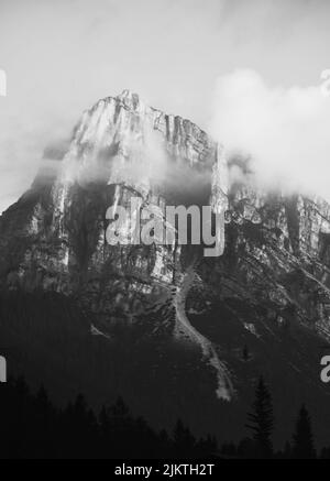 A vertical shot of a huge cliff in a wild nature Stock Photo - Alamy