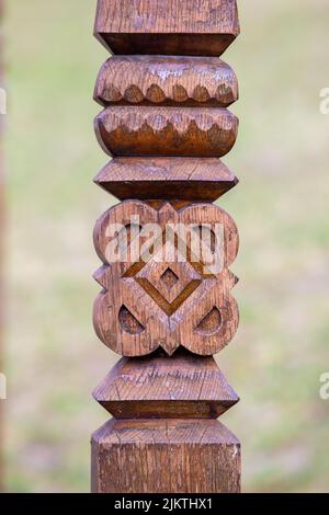 are traditional Hungarian funerary monuments Stock Photo - Alamy
