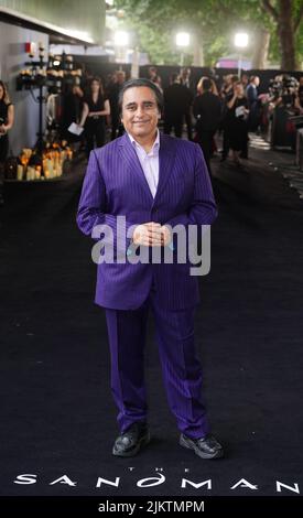 Sanjeev Bhaskar arrives for the world premiere of The Sandman BFI ...