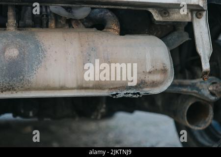 The closeup shot of the car's mechanism part Stock Photo - Alamy