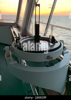 Forecastle deck of ship in sea with floe Stock Photo - Alamy