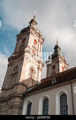 A vertical low angle shot of the St Martin's Church in Colmar, France ...