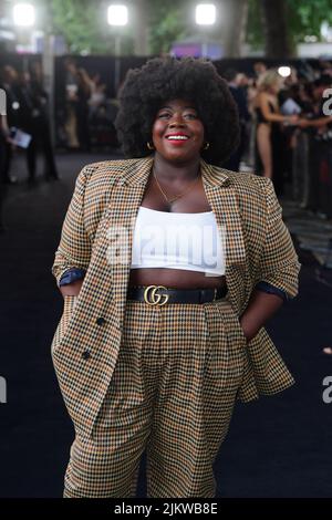 London, UK. Stephanie Yeboah at The Sandman World premiere at the BFI ...