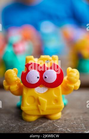 A magic box brand Superthing Cheestar green toy figurine from the hero ...