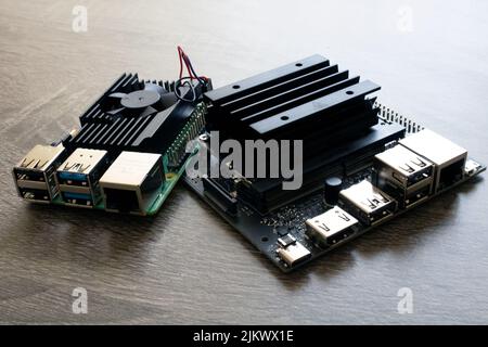 NVidia Jetson Nano micro computer for electrical engineering to make portable machine learning ...